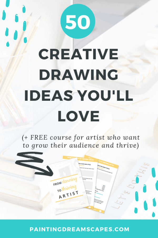 50 creative drawing ideas so you always know what to draw! – Painting ...