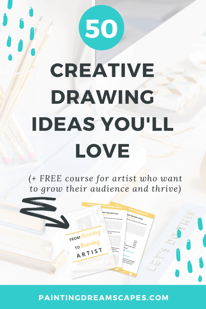 50 creative drawing ideas so you always know what to draw! – Painting ...