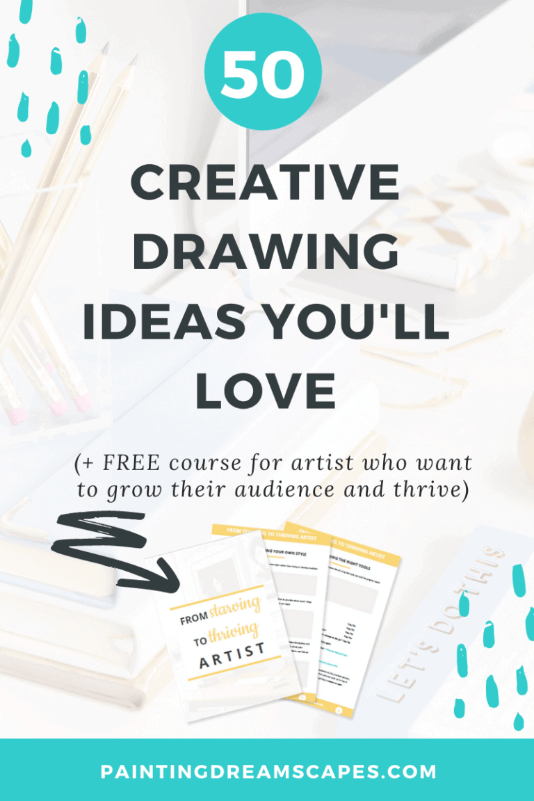 50 creative drawing ideas so you always know what to draw! – Painting ...